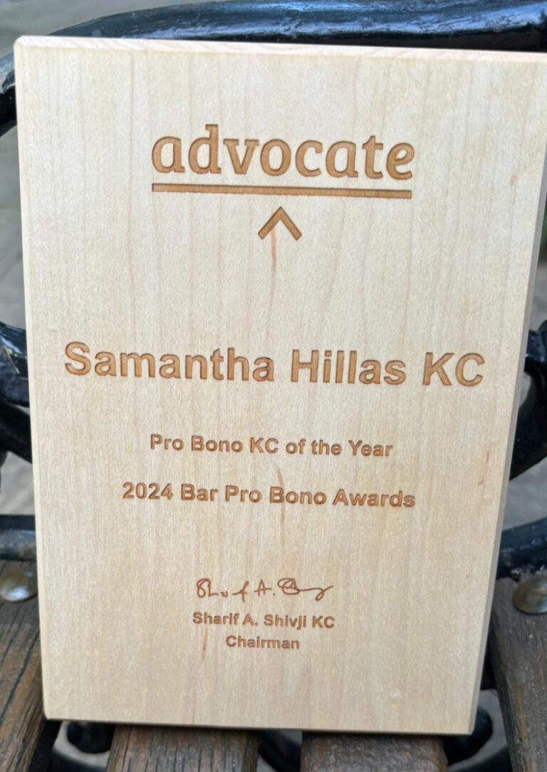 Congratulations to Samantha Hillas KC | St John's Buildings